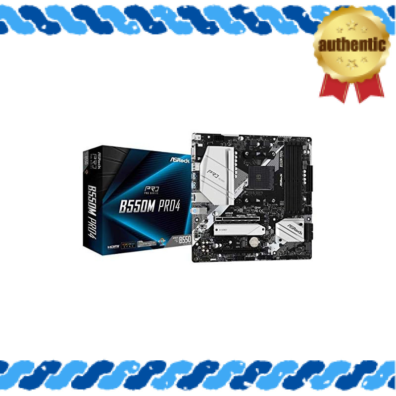 ASRock B550M Pro4 Micro ATX Motherboard with B550 Chipset Compatible ...