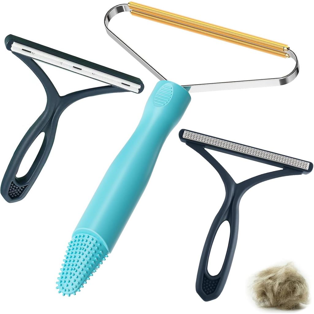 3-Pack Pet Hair Removal Tool,Dog Cat Hair Remover,Lint Shaver Cleaner ...