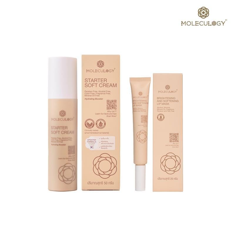 Moleculogy : [ชุด 2 ชิ้น] Soft Cream (50g) + Lip Mask (20g) | Shopee ...