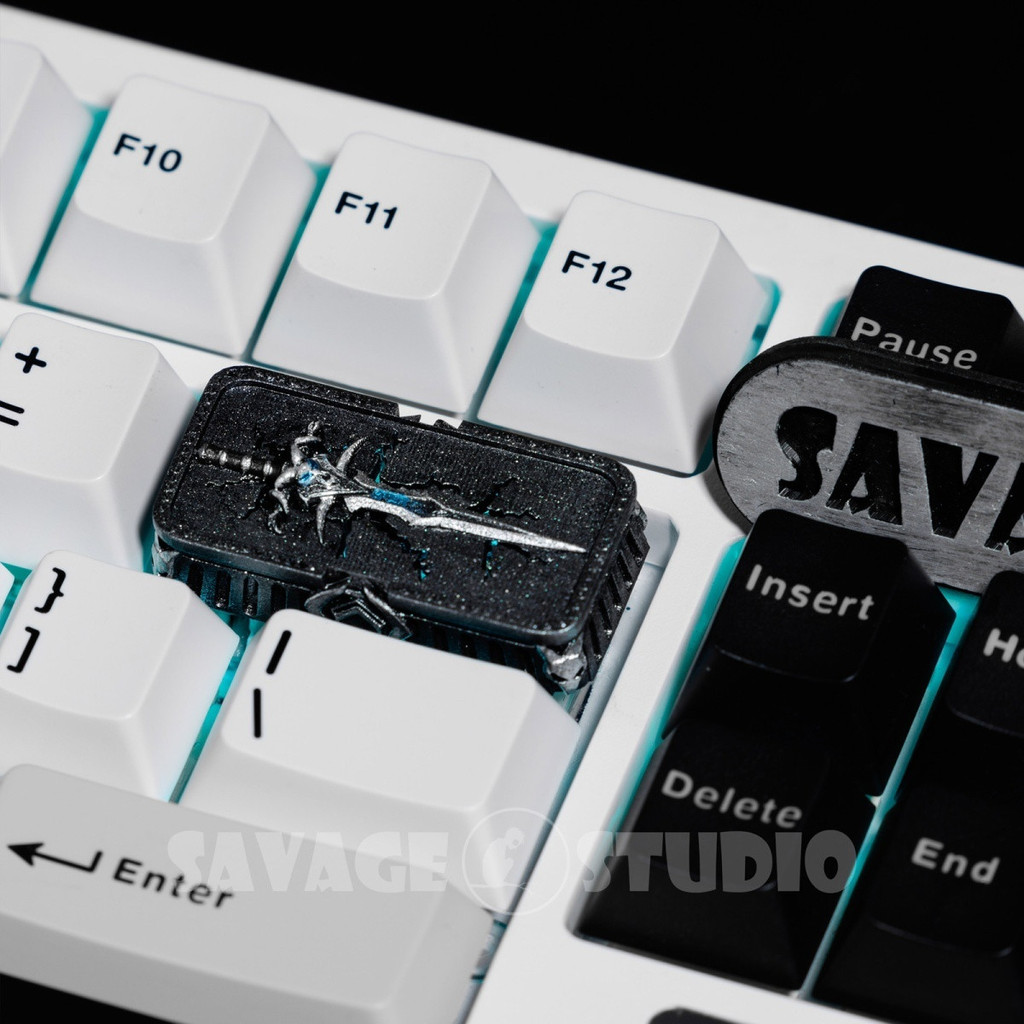 World of Warcraft Keycap Frost Sadness รุ่นโปร่งแสง Rune ดาบแบบไดนามิก ...