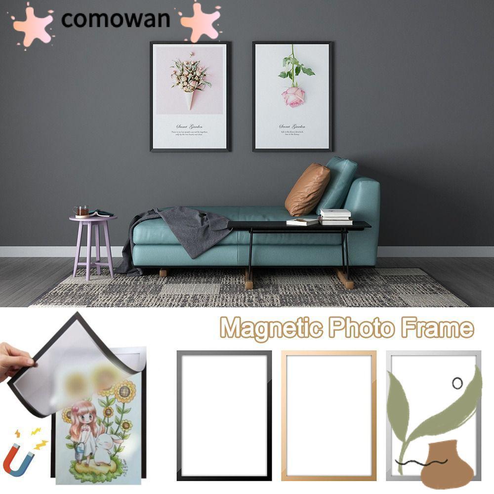 KOWAN กรอบรูปแม่เหล็ก, โปสเตอร์ใบรับรองงานศิลปะ Wall Home Decor กรอบรูปแม่เหล็ก, A3 A4 8.5x11 ...