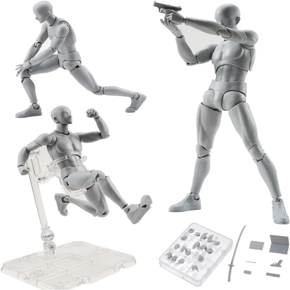 Sketch Draw Figurines ชายหญิง Movable Body Kun Body Chan Joint Pain รูป ...