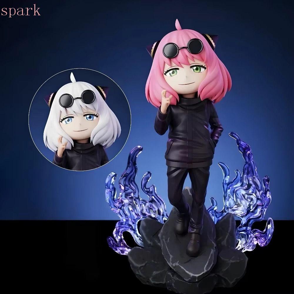 SPARKLE Cos Gojo Satoru ตัวเลขการกระทํา, Dual หัวรูปปั้นอะนิเมะ Anya ...