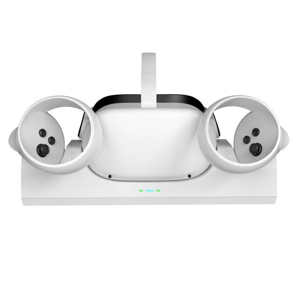Oculus quest 2 VR ชุดชาร์จ VR Storage ฐานชาร์จอุปกรณ์เสริมอุปกรณ์ต่อ ...