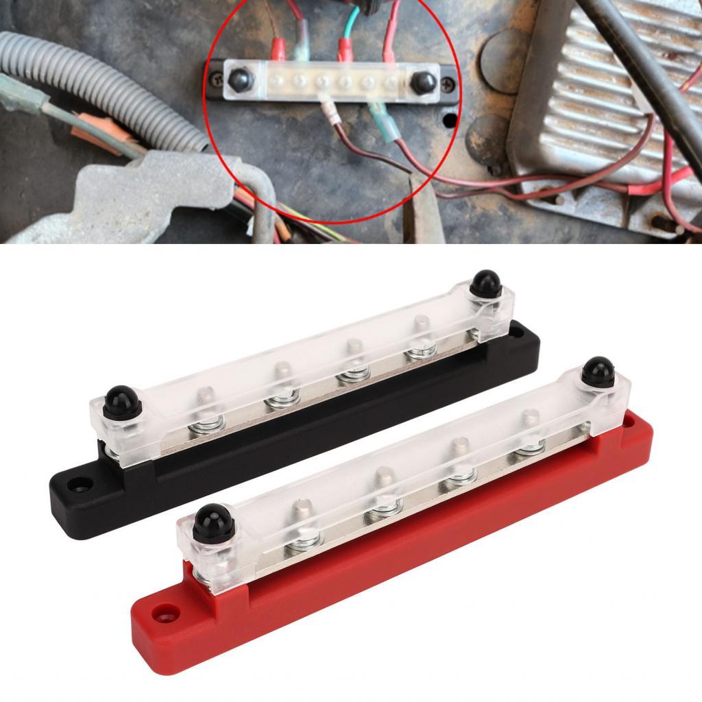 Marine Bus Bar Heavy Duty Universal สีดำสีแดงการออกแบบโมดูล 2 ชิ้น ...