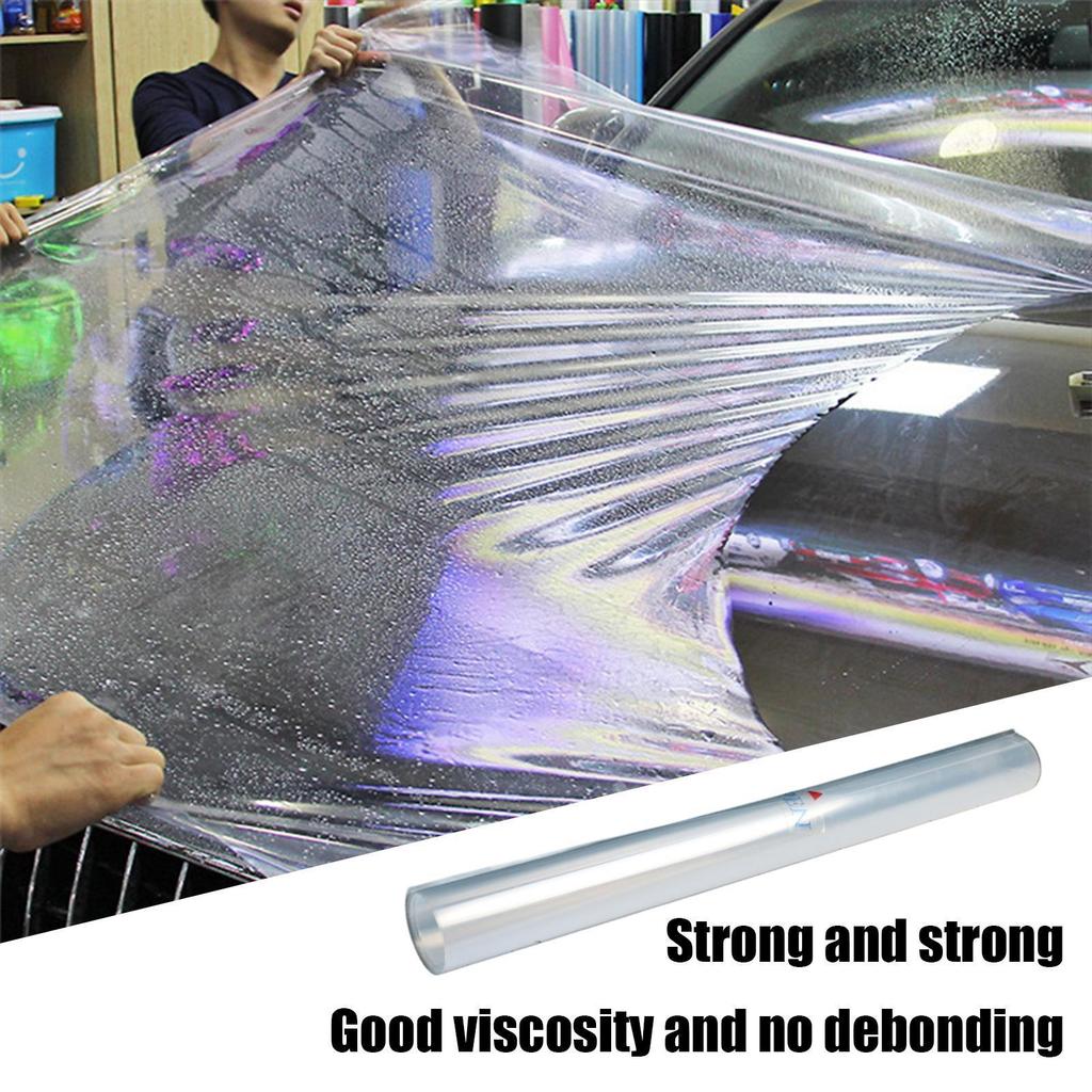 Clear Car Wrap Clear รถป้องกันฟิล์ม 19.6x78.7in High-Gloss UV-Resistant ...