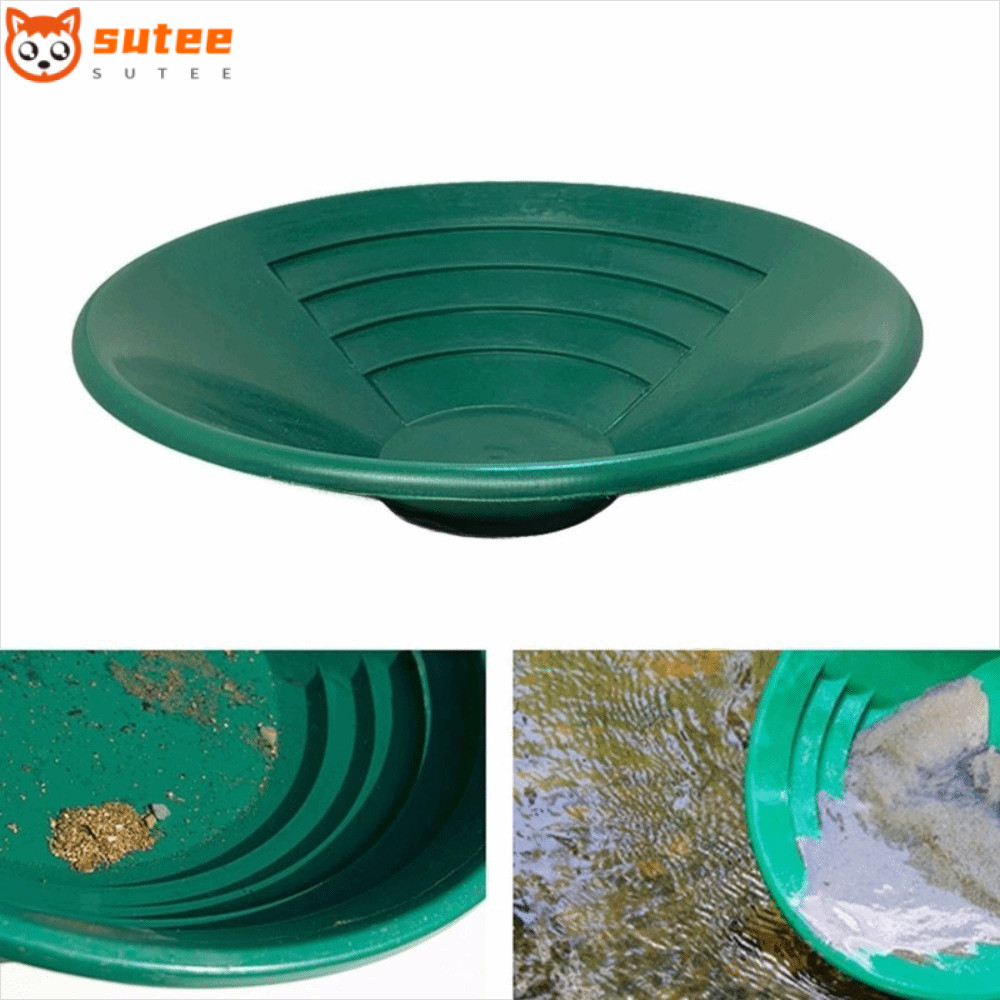 SUTEE Gold Sifting Classifier, 10 นิ้ว Professional Gold Panning Pan ...