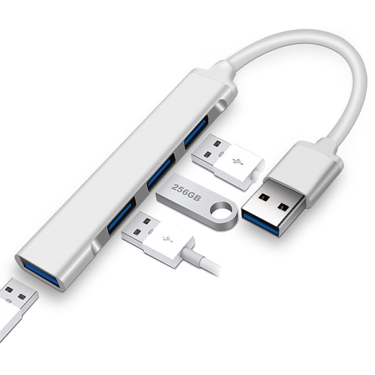 ใหม่ A809 USB 3.0 x 1 + USB 2.0 x 3 ถึง USB 3.0 Multi-function Splitter ...