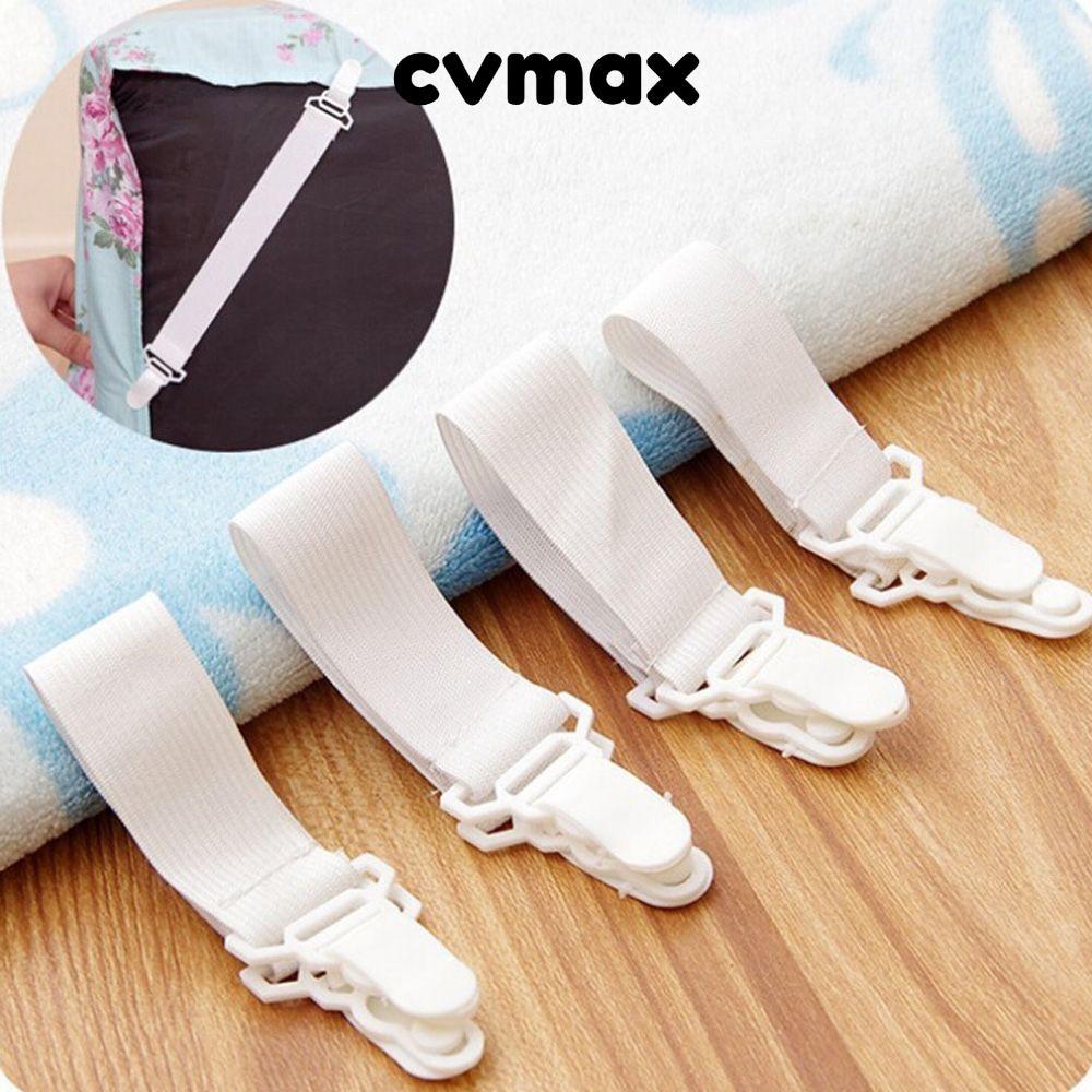 CVMAX 4 ชิ้นที่นอนคลิป Suspenders Fastener ผู้ถือผ้าปูที่นอน Home ...