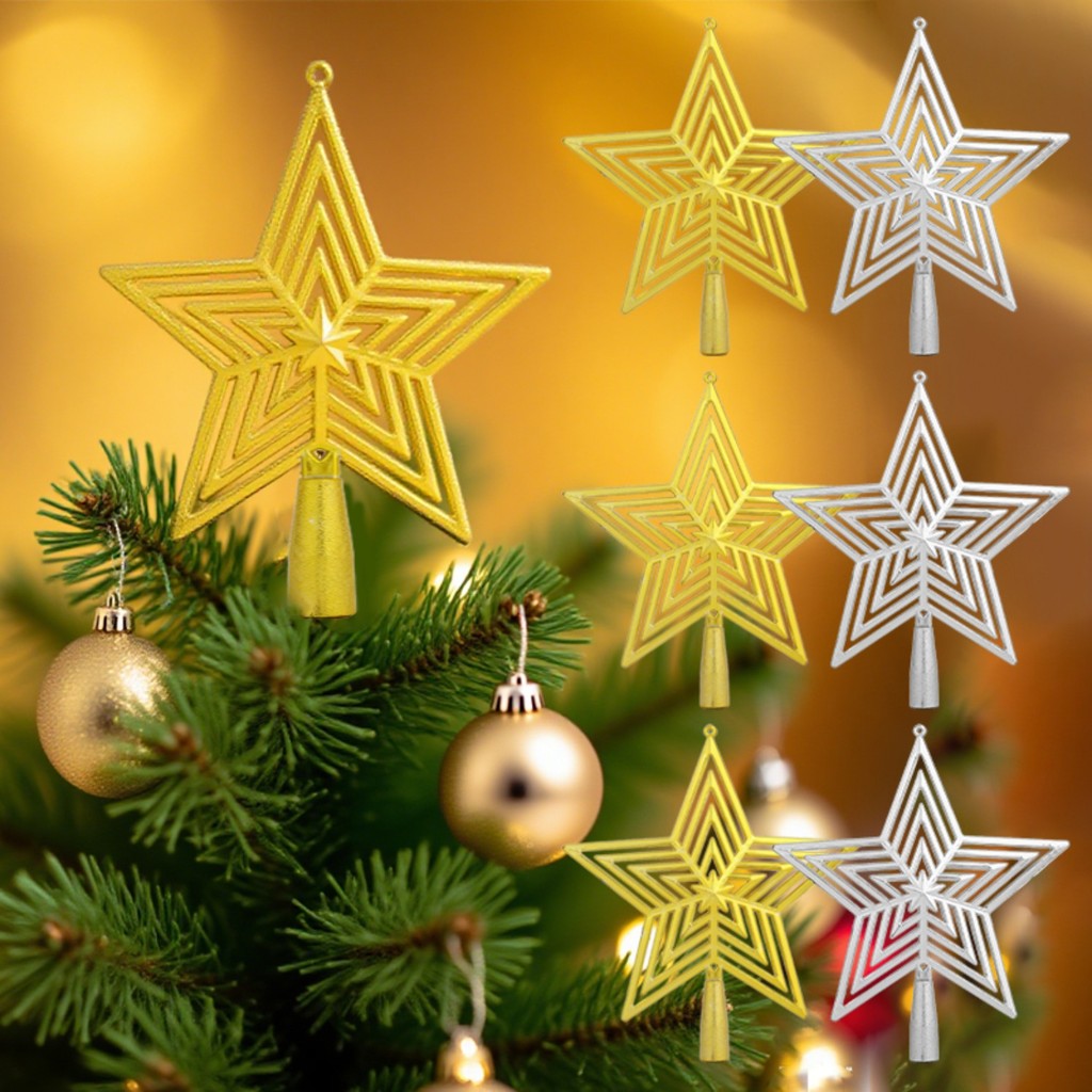 Dainty Christmas Tree - Top Star Grille - Delicate Decor สําหรับ Xmas ...