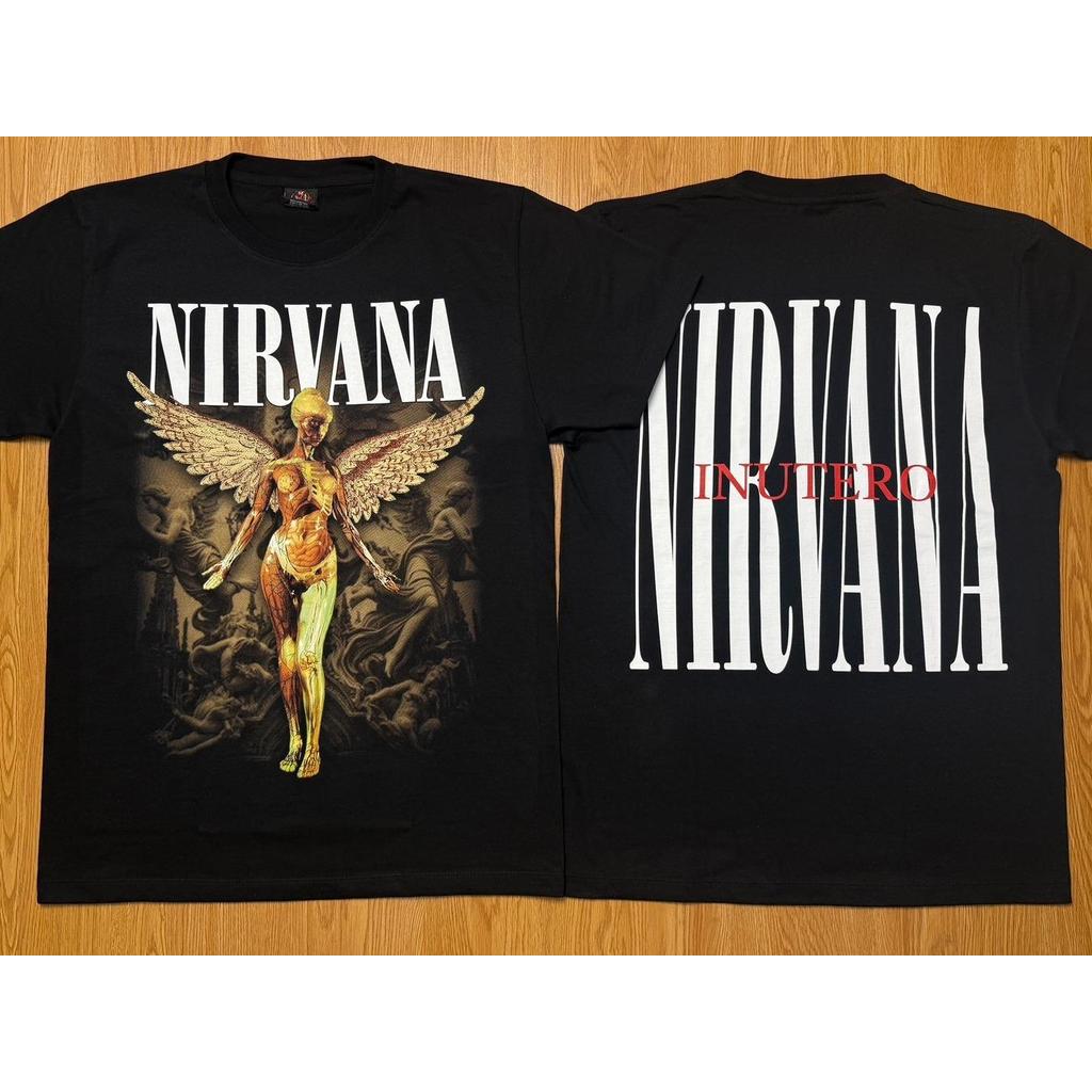 เสื้อลาย เนอวาน่านางฟ้า NIRVANA – In Utero Album Cover ลายคลาสสิกตลอด ...