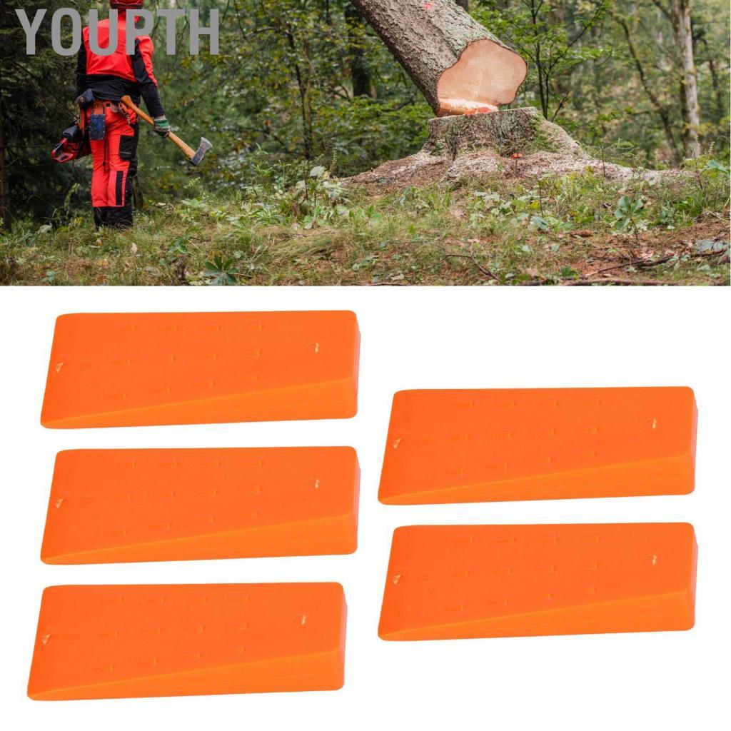 Youpth Spiked Tree Wedge Serrated Barbs Felling 5 ชิ้นสำหรับงานไม้ช่าง ...