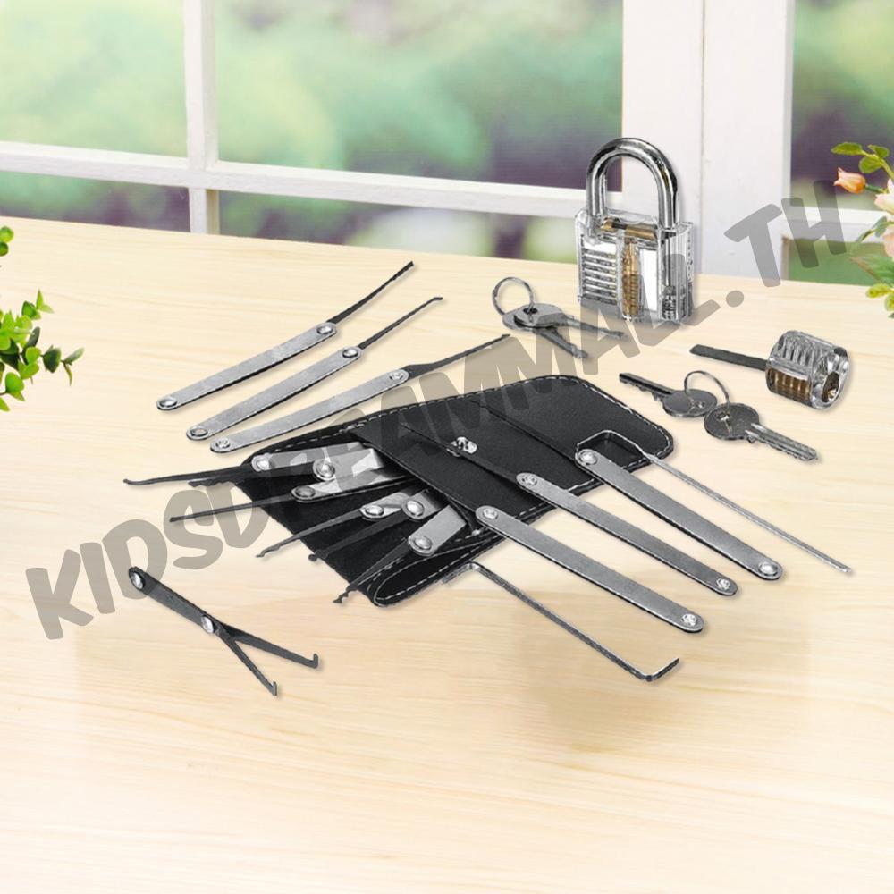 ปลดล็อค LockPractice Lock Pick Set Key Extractor Padlock Lockpick Tool ...