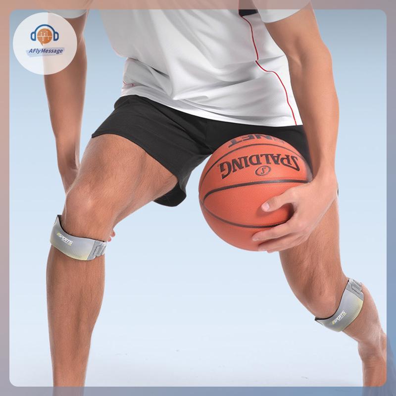 AFl 1 PC กีฬา Patella Tendon เข่าสายรัดการบีบอัดเข่า Pads ปรับเข่าแขน ...