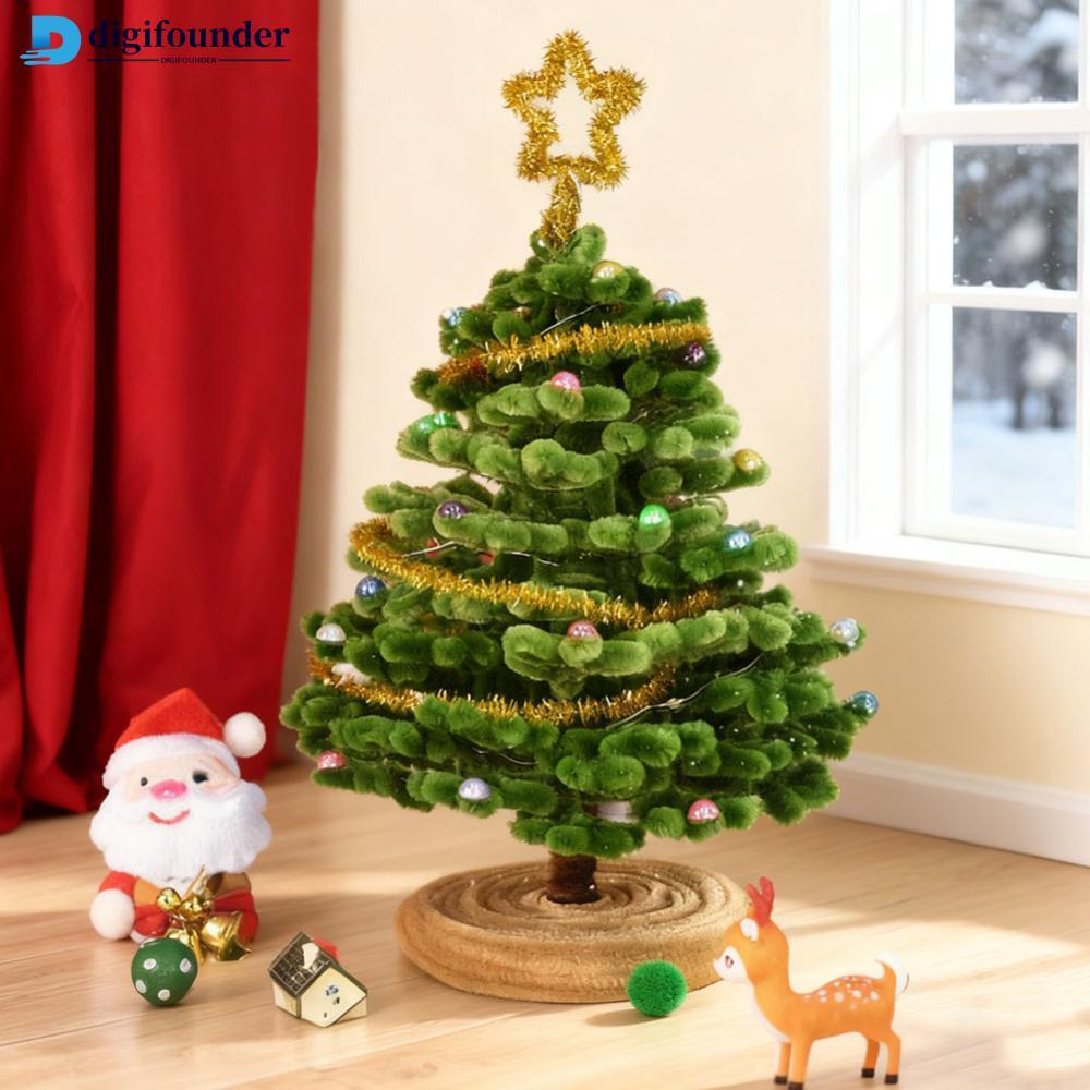 DIGIFOUNDER DIY Twist Stick Christmas Tree Mini DIY Tree Kit Twisted ...