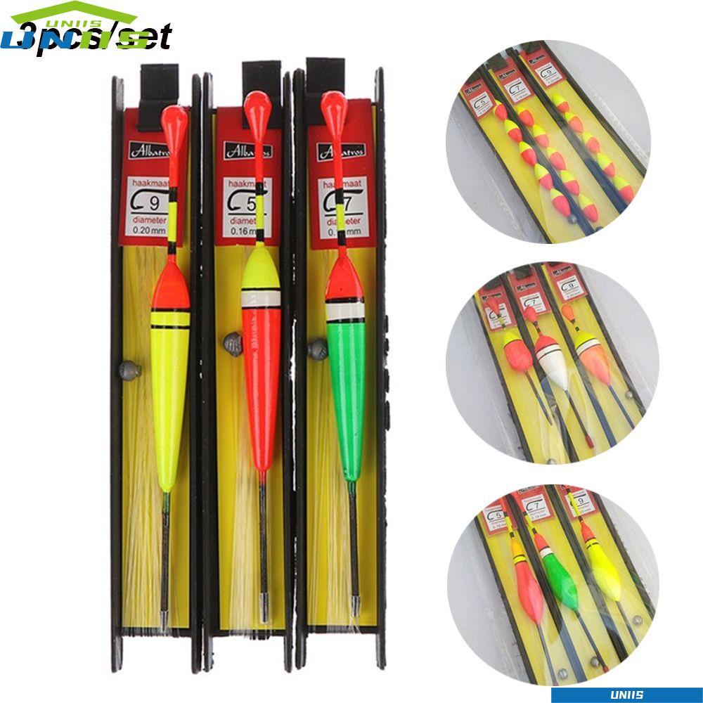 UNIIS 3 ชิ้น/ล็อต Bobbers ลอยได้ สีสันสดใส เหมาะสำหรับแฟชั่น | Shopee Thailand