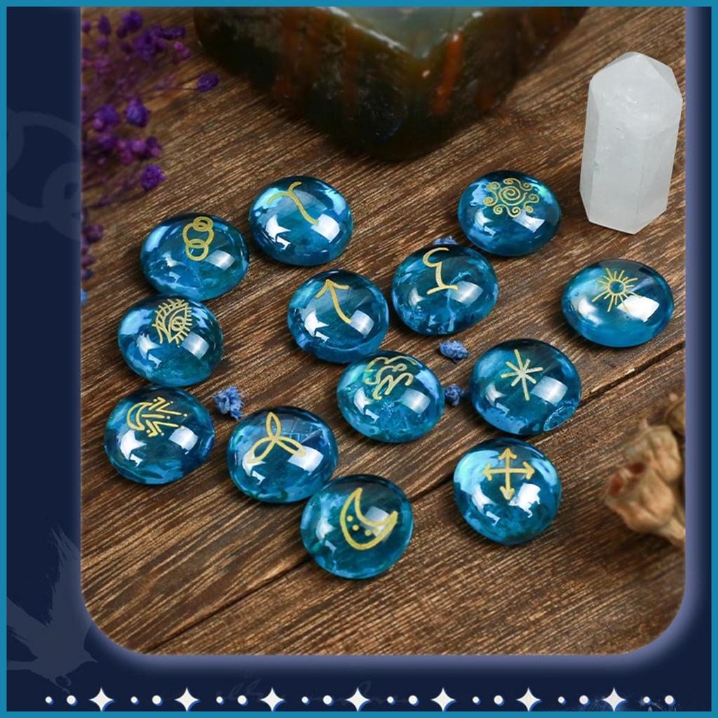 Rune Stones Ritual Stones Rune ชุดกระเป๋าและหนังสือคู่มือสําหรับ ...