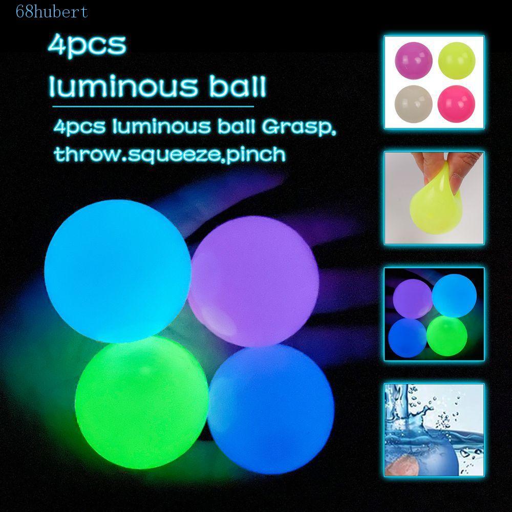 HUBERT Sticky Wall Ball ความวิตกกังวลสูง Bounce คุณภาพสูงความเครียด ...