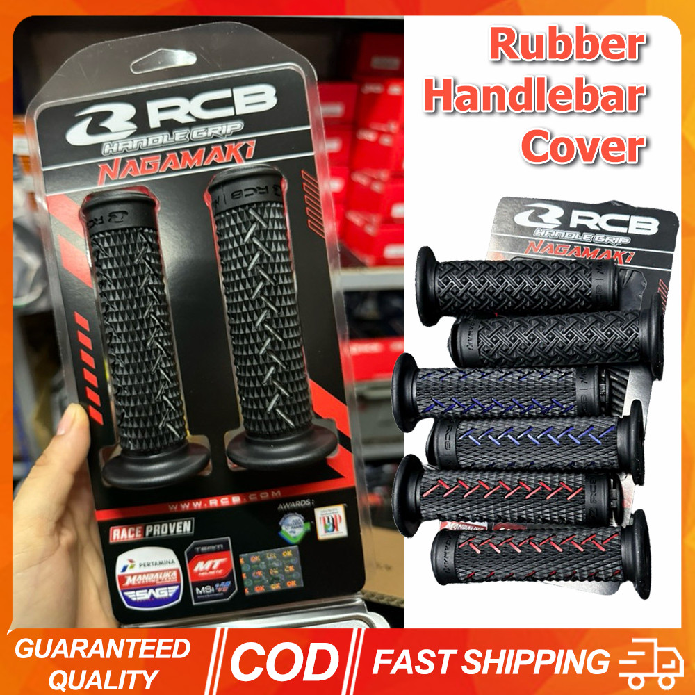 Rcb 1 คู่ฝาครอบแฮนด์ยาง Universal รถจักรยานยนต์ Handle Grip COVER ยาง ...