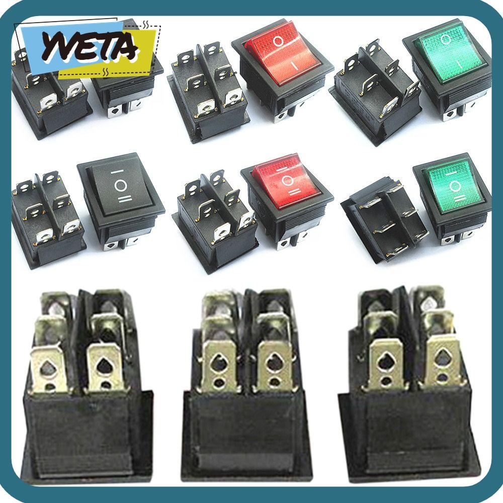 YVETA Switches 16A 250V 6-Pin 2nd Gear อุปกรณ์ไฟฟ้า Rocker | Shopee Thailand