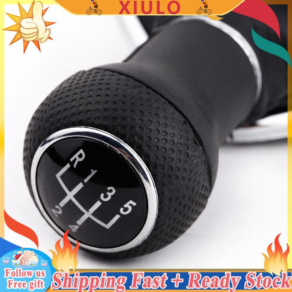 Xiulo ใหม่ 5 เกียร์เปลี่ยนเกียร์ KNOB Gaitor BOOT สีดำ PU หนังสำหรับ ...