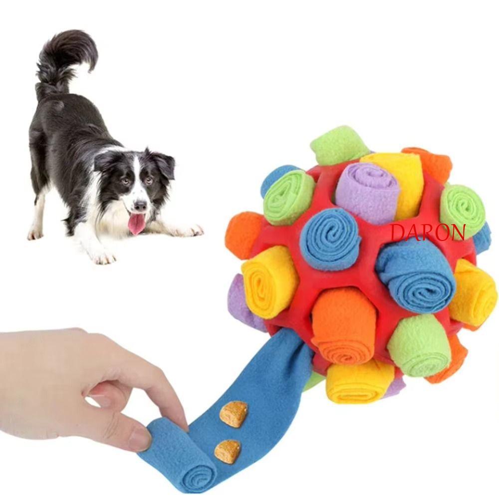 DARON Puppy Slow Feeder, Rainbow Color Bite Resistance Dog Sniffing ...