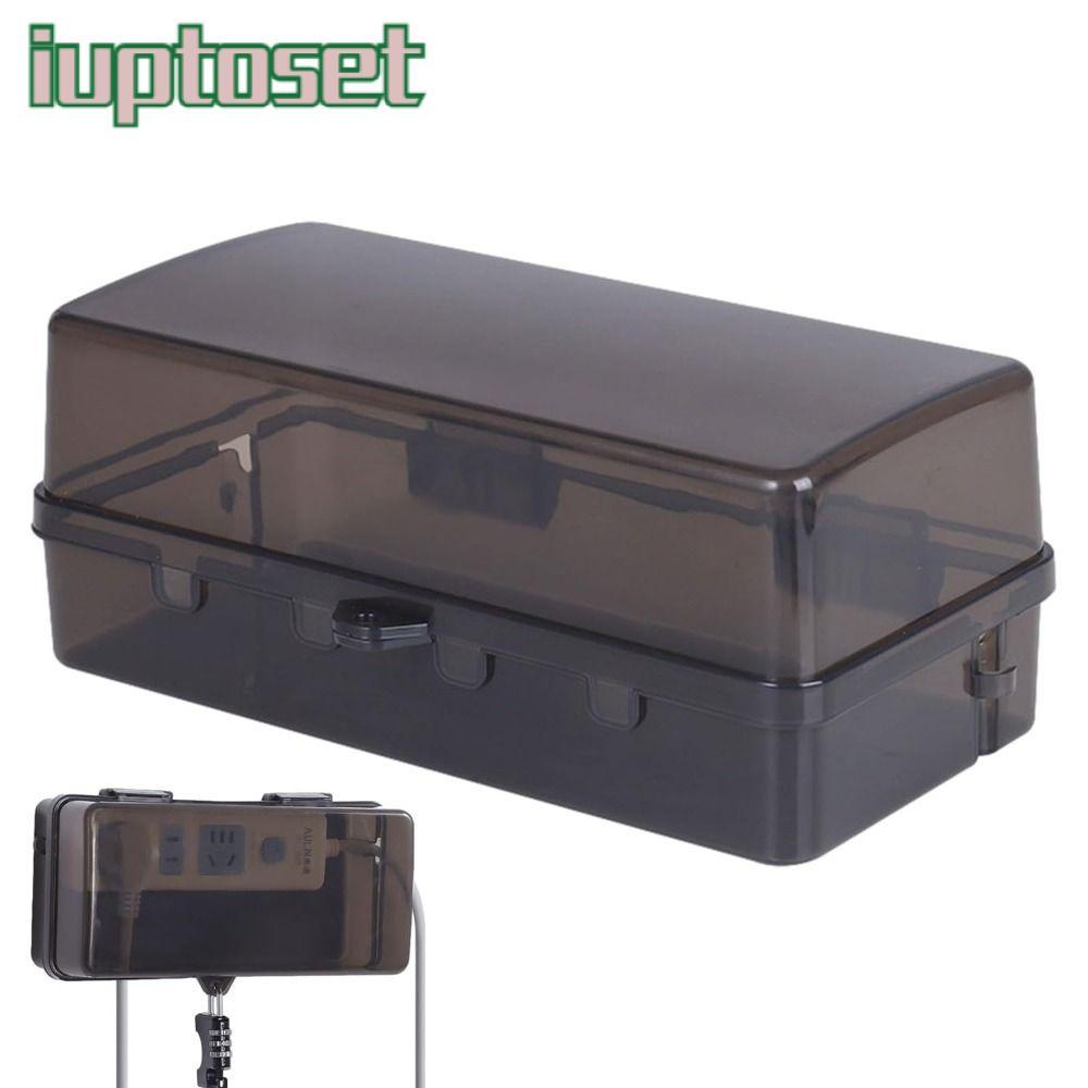 IUPTOSET Plug Box, Weatherproof Plastic Extension Lead Cover, ทนทาน ...
