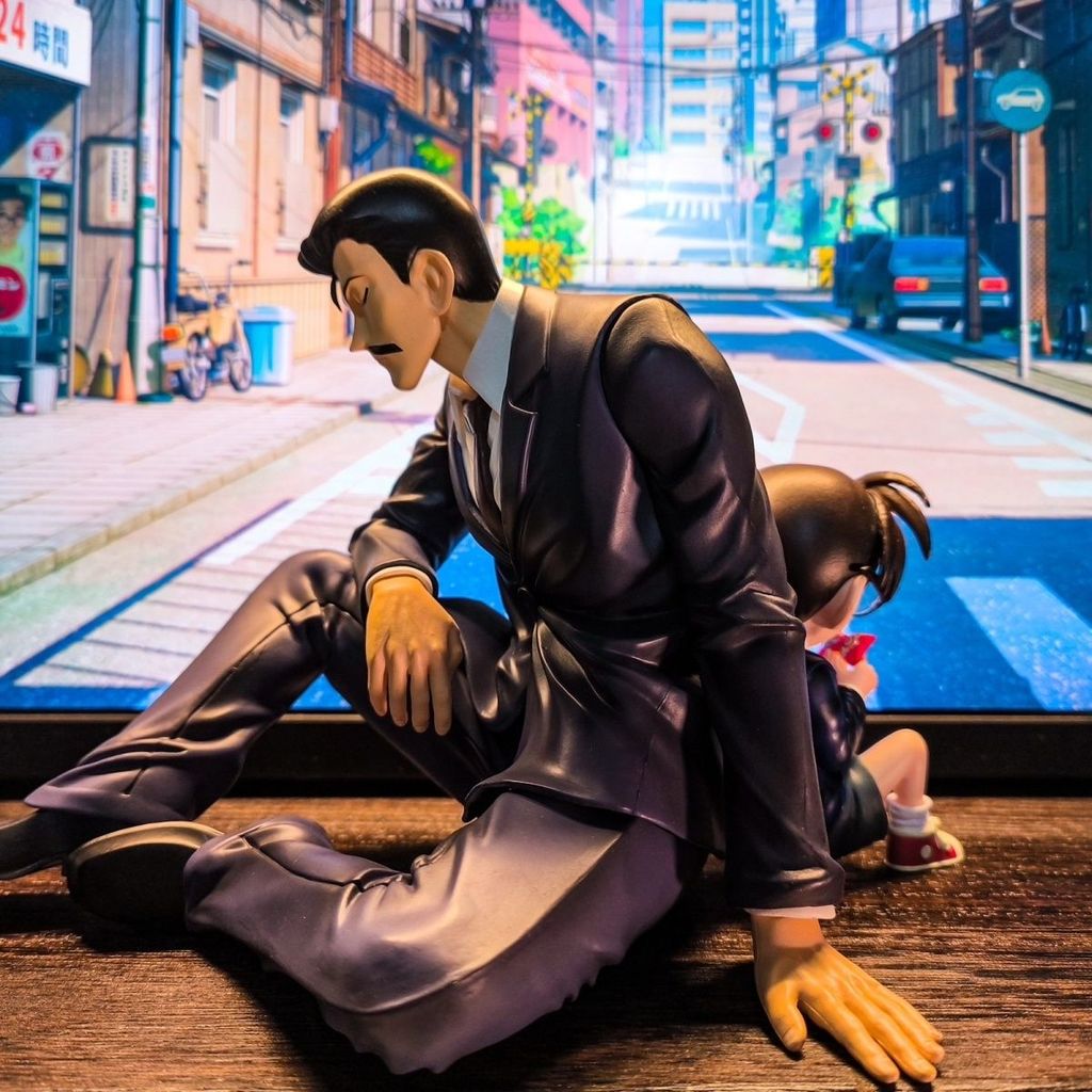 Sleeping Detective Conan Mori Kogoro รูปปั้นของขวัญวันเกิด | Shopee ...