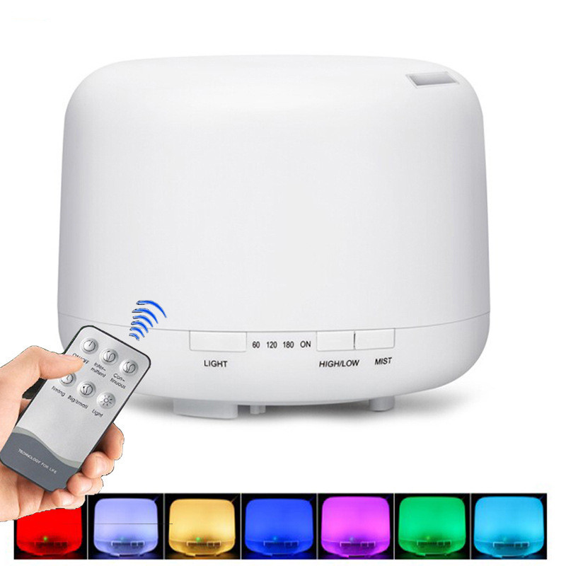 500ml Muji Aroma Diffuser อัลตราโซนิกในครัวเรือน Silent Air Purification Humidifier Aroma ...