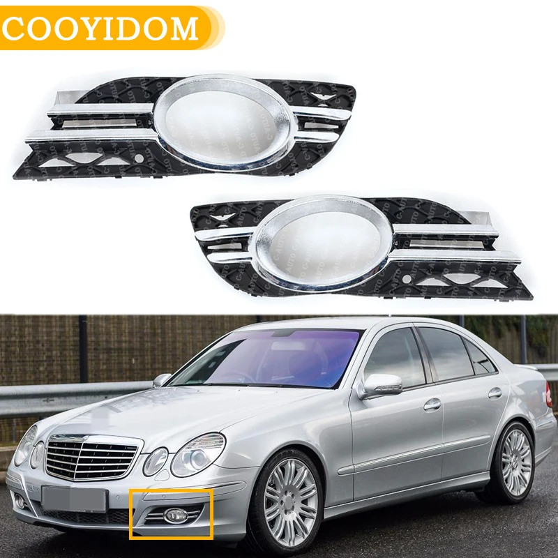 รถด้านหน้าไฟตัดหมอกย่างฝาครอบสําหรับ Mercedes Benz E-CLASS W211 2007 ...