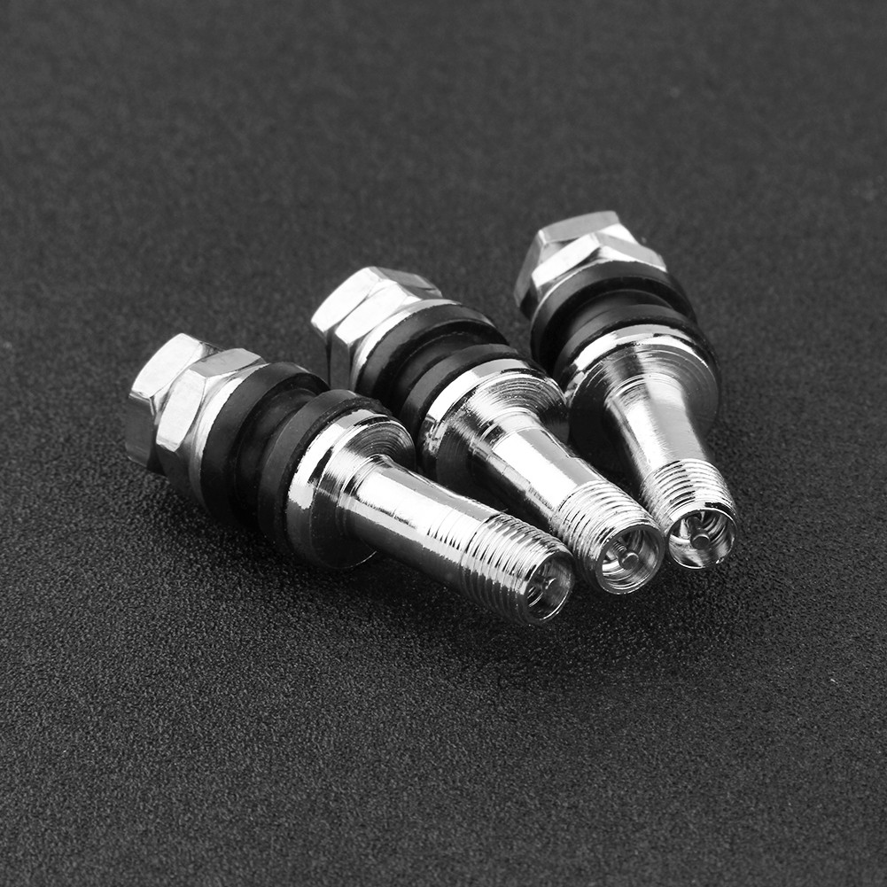 [explosion1.th] 10 ชิ้น Universal Bolt-in ยางล้อยางวาล์ว Stems พร้อมหมวกกันฝุ่น | Shopee Thailand