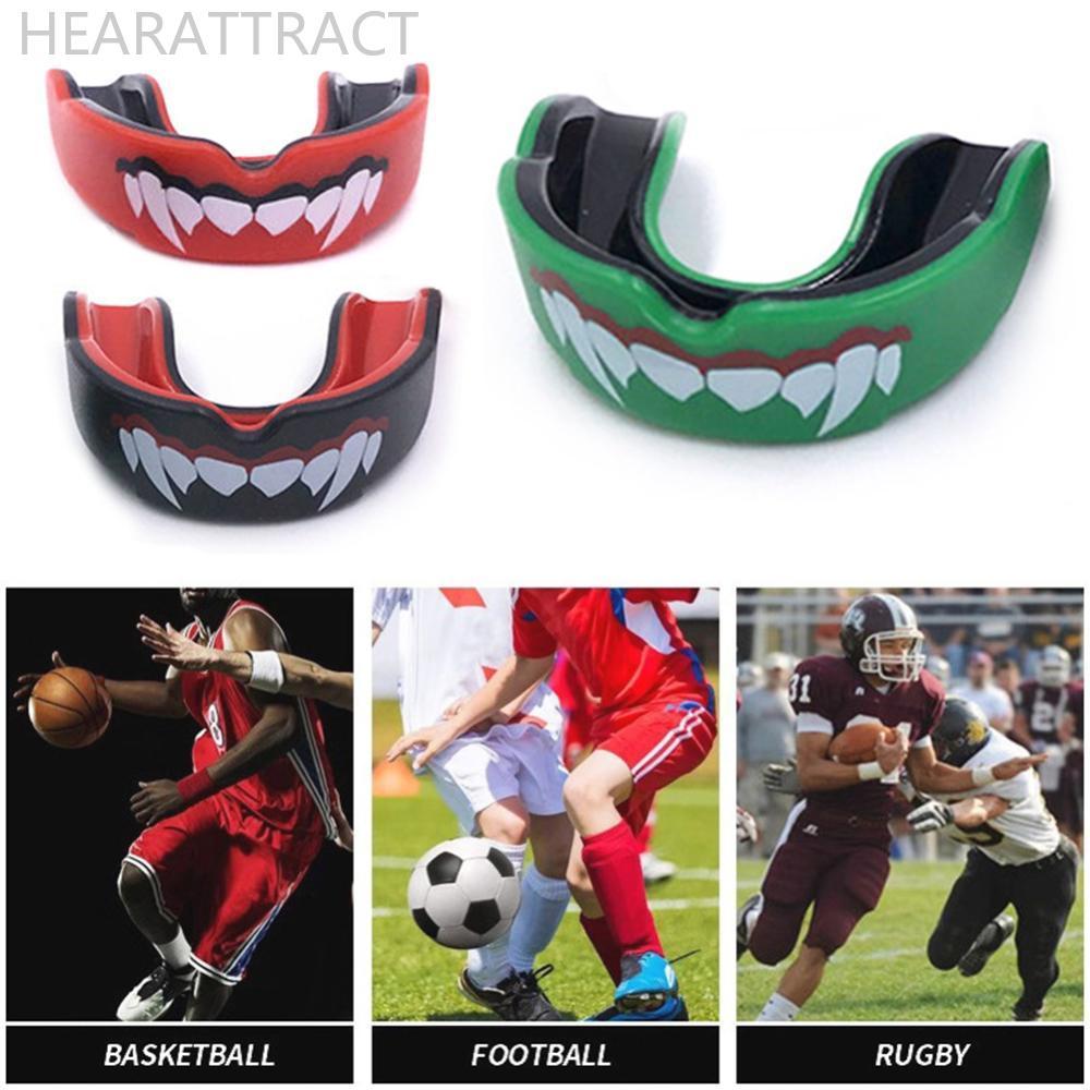 HEARATRACT Professional Boxing Mouthguard พร้อม Fangs รูปแบบ Anti ...