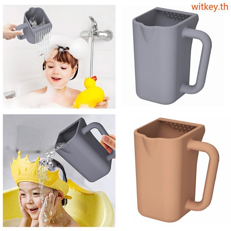 WIT Soft Contoured Baby Shampoo Cup พร้อมที่จับที่ปลอดภัยโซลูชันการซัก ...