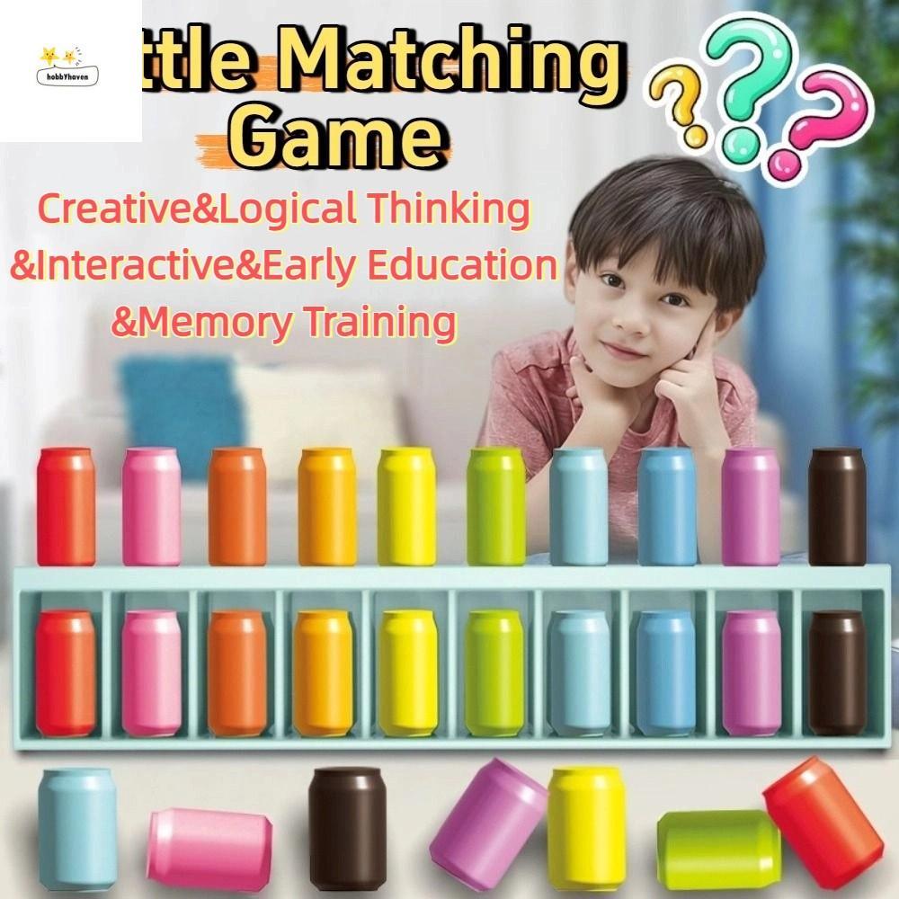 HOBBYHAVEN เกมจับคู่ขวด, Creative Logical Thinking Memory Matching Game ...