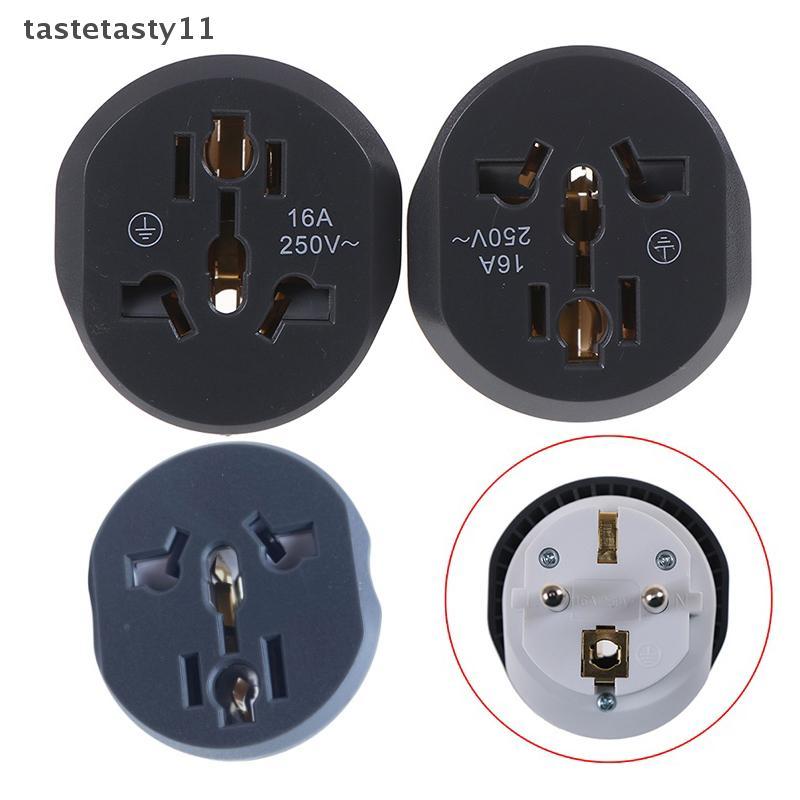 TA 16A Universal EU Travel Adapter Euro Converter UK US AU ถึง EU AC ...