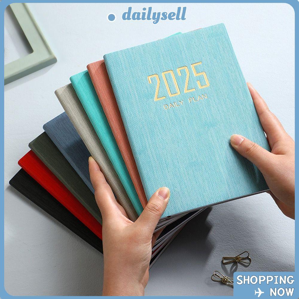 DAILY 2025 หนังสือวาระ พร้อมปฏิทิน A5 2025 สมุดแพลนเนอร์ คุณภาพสูงภาษา ...