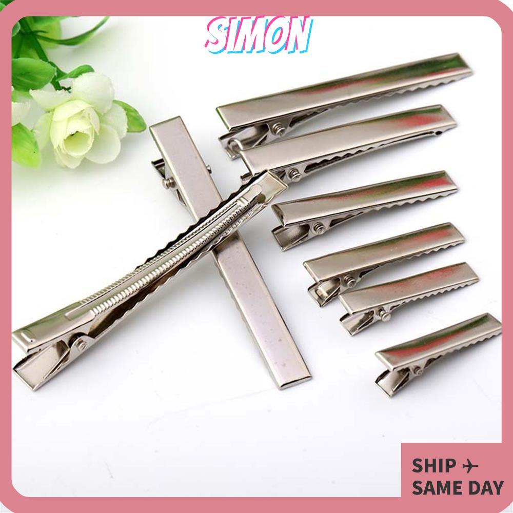 SIMON 50 ชิ้นจระเข้ Clamp ขายร้อนอุปกรณ์เสริมผมกิ๊บโลหะ | Shopee Thailand