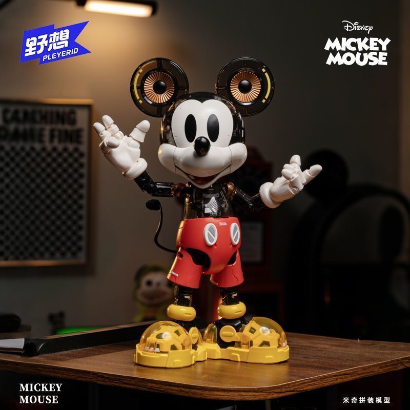 ของแท้ Must-Have Building Blocks Disney Cyber Mickey Armored Assembly ...