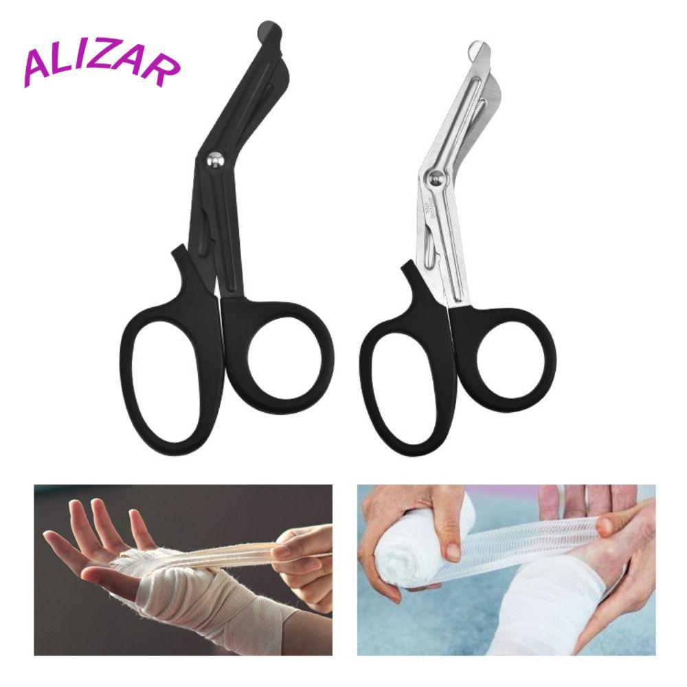 กรรไกรพยาบาล ALIZAR, เย็บกรรไกรผ้าพันแผลสแตนเลส, กรรไกร Trauma 18.5 ซม. ...