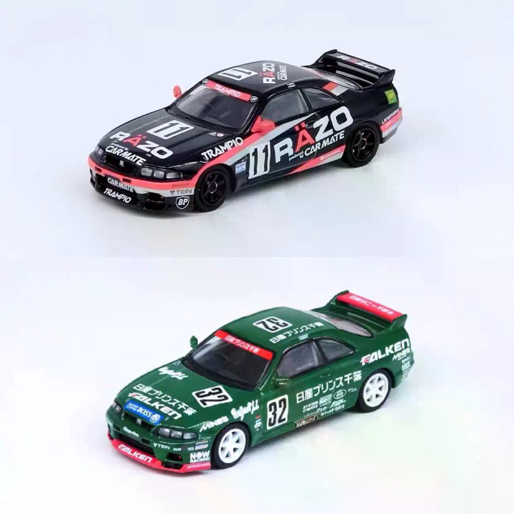 INNO 1/64 Nissan R33 SKYLINE GT-R โลหะผสมรถDiecastรุ่นของเล่นของขวัญวัน ...