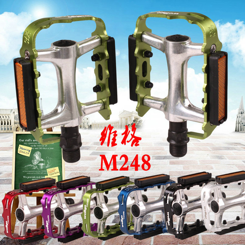 Vig WELLGO M248 แป้นเหยียบจักรยาน DU แบริ่ง เหมาะสำหรับจักรยานเสือหมอบ ...
