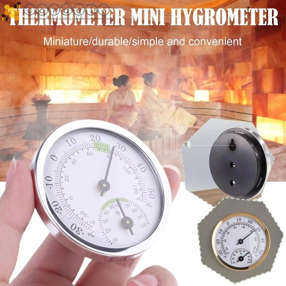 CORDELL Mini Pointer Temperature, 2 in 1 Gauge Round Pointer Type ...