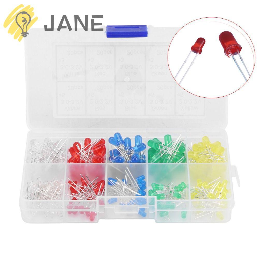 JANE 200PCS LED Diodes Light Kit, 3V Universal 3 มม.และ 5 มม.LED ...