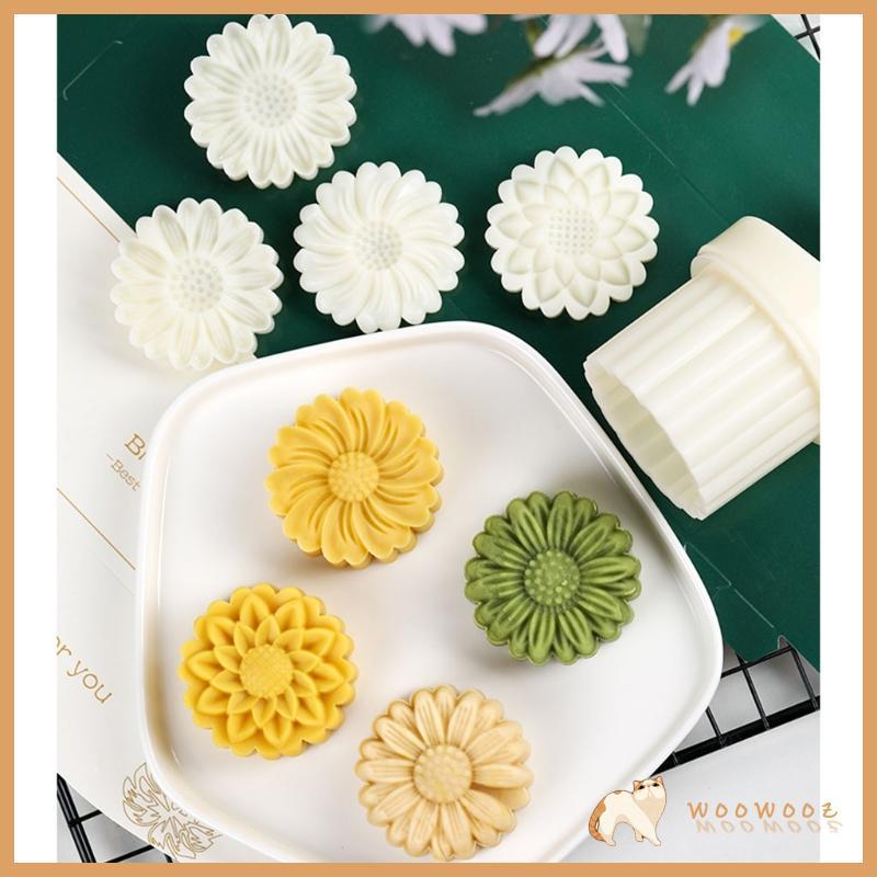 WOW พลาสติก 150g Mooncake แม่พิมพ์เทศกาลกลางฤดูใบไม้ร่วง Hand-Pressure ...