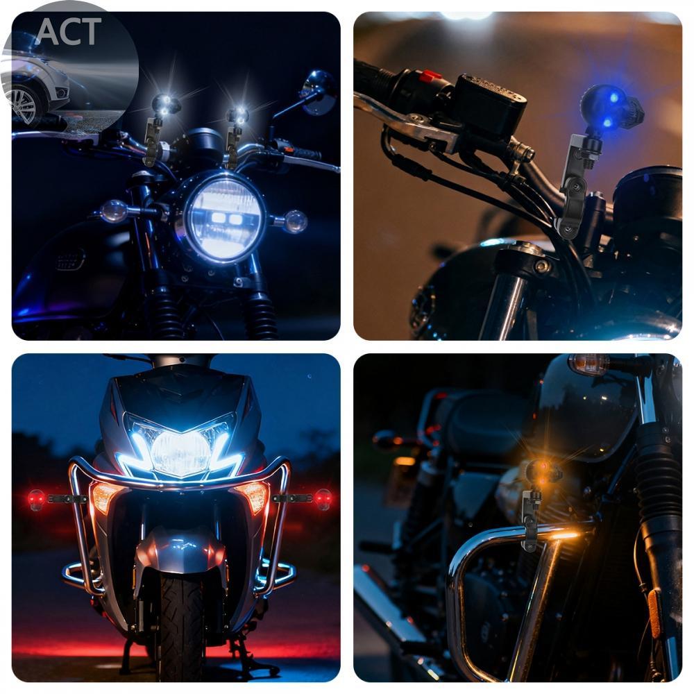 LED Skull Fog Light ABS Construction Daytime Running Light ติดตั้ง ...