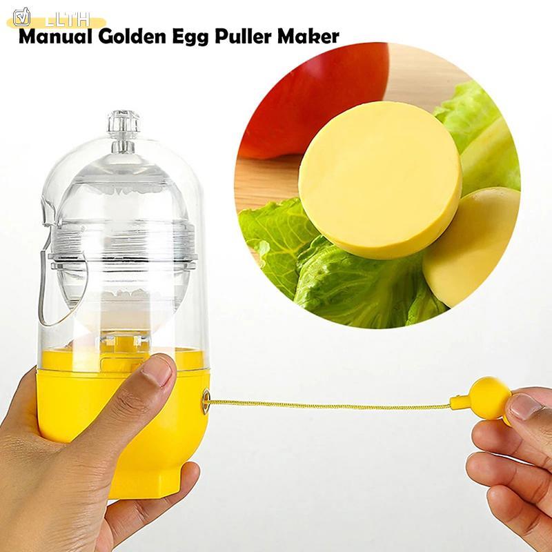 LLTH Egg Scrambler Shaker Whisk Hand Egg Maker Eggs Yolk White Mixer ...