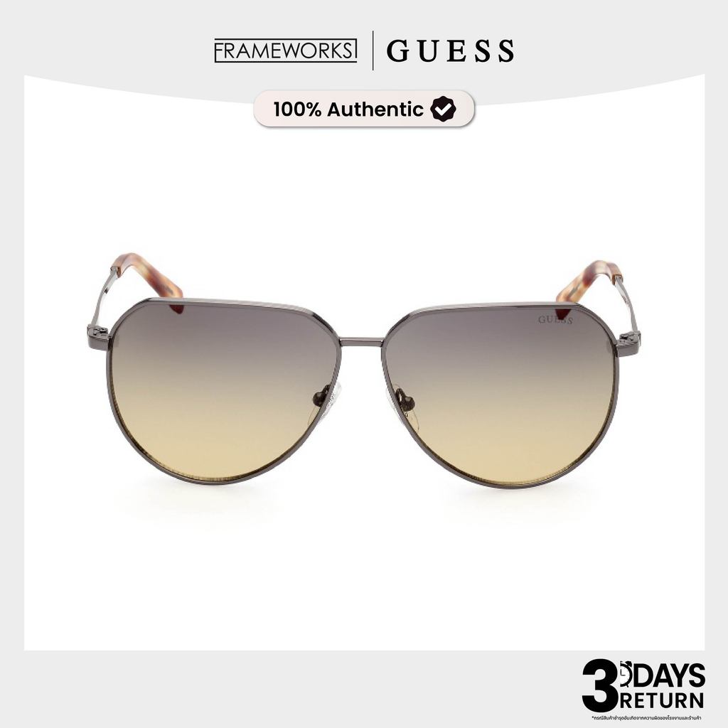 [ของแท้] GUESS แว่นตากันแดด รุ่น GU00089/06P/62| มือหนึ่ง พร้อมกล่องและ ...