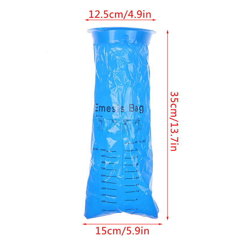 [GEX] 10 Pack Emesis Bag กระเป๋าอาเจียนแบบใช้แล้วทิ้ง Aircraft & Car Sickness Bag Nausea Bag [TH ...