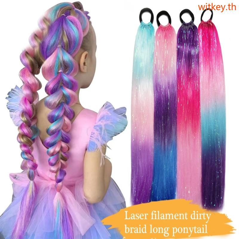 WIT 9 Strand Hair Extensions dreadlock สำหรับสร้างสไตล์และทรงผมหางม้า ...