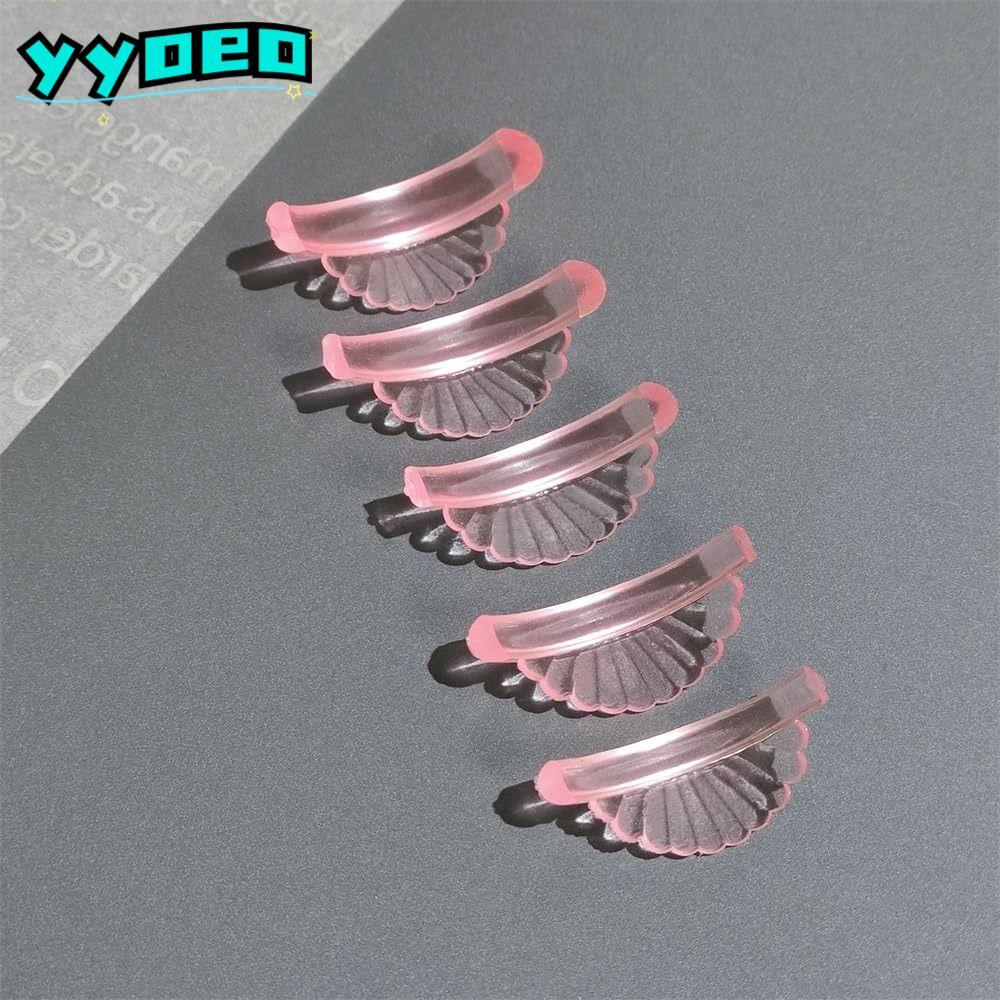 YYOEO 5 คู่ Eyelash Perm Curler, Reusable Eyelash Extension ซิลิโคน ...